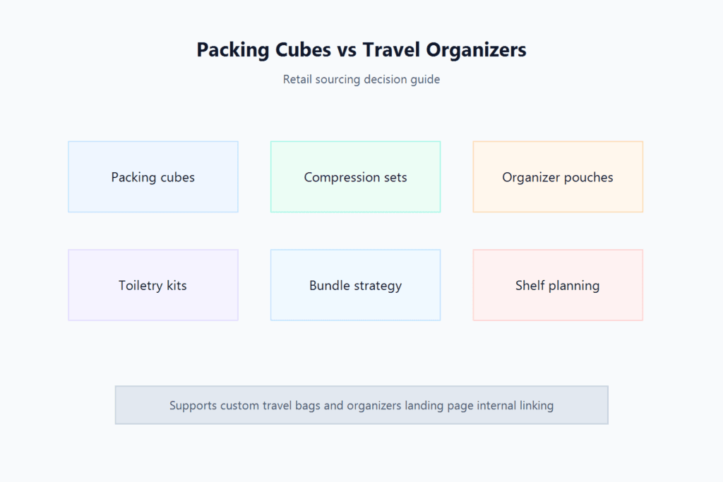 Packing Cubes vs Travel Organizers: Retail Sourcing Guide